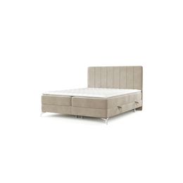 maison de r&ecirc;ve Boxspringbett mit Stauraum beige Ma&szlig;e (cm): B: 202 H: 120 &raquo; H&ouml;ffner