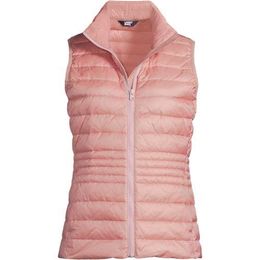 LANDS' END Daunenweste WANDERWEIGHT Verstaubar Ultraleicht, Damen,  Pink, Nylon, by Lands' End
