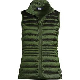 LANDS' END Daunenweste WANDERWEIGHT Verstaubar Ultraleicht, Damen,  Gr&uuml;n, Nylon, by Lands' End