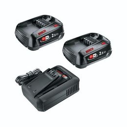 Bosch Starter-Set 18V 2x 2,5AH Akku + Ladeger&auml;t