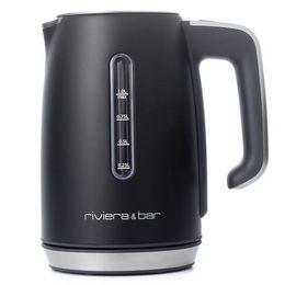 riviera&bar LILA Wasserkocher Stainless Steel 1L Black