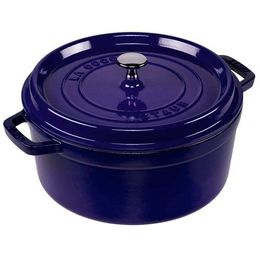 Staub La Cocotte 26cm rund dunkelblau, Gusseisen