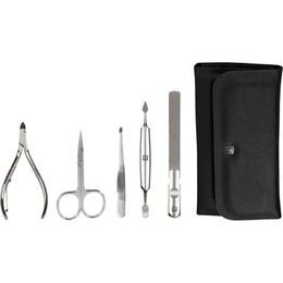 Zwilling Manik&uuml;re Pedik&uuml;re Set 5tlg. mit Nagelzange, Leder