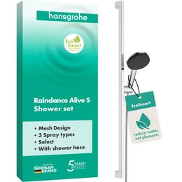 Hansgrohe Raindance Alive Select S Duschset 24601000 Brausestange Unica E, 3jet, chrom