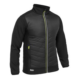 Bisley COOPER GESTEPPTE Softshelljacke Schwarz / 3XL