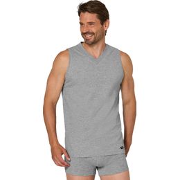 Herren Shirt schwarz + grau-meliert + marine, Gr&ouml;&szlig;e 8