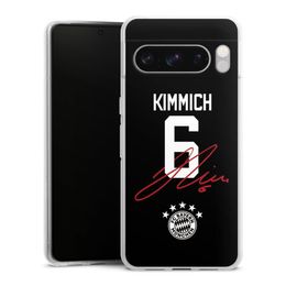 DeinDesign Google Pixel 8 Pro Handy Silikon H&uuml;lle Case transparent Handyh&uuml;lle Fcb Fc Bayern M&uuml;nchen Kimmich Silikon Case