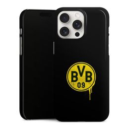 DeinDesign iPhone 15 Pro Max Handy Premium Case Smartphone Handyh&uuml;lle Schutzh&uuml;lle gl&auml;nzend Borussia Dortmund Official Licensed Product Bvb Premium Case