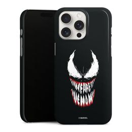 DeinDesign iPhone 15 Pro Max Handy Premium Case Smartphone Handyh&uuml;lle Schutzh&uuml;lle gl&auml;nzend Venom Marvel Official Licensed Product Premium Case