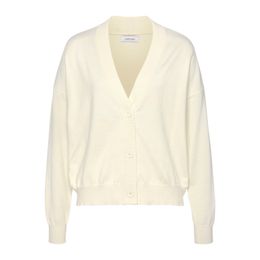 Lascana Damen Strickjacke, cream, Gr&ouml;&szlig;e 36/38