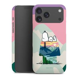 DeinDesign iPhone 17 Pro Max Handy Premium Case Smartphone Handyh&uuml;lle Schutzh&uuml;lle gl&auml;nzend Official Licensed Product Peanuts Snoopy Premium Case