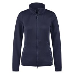 Pikeur Sports Collection Mesh-Fleecejacke blau Damen 38