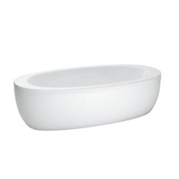 Laufen Alessi one Oval-Freistehwanne H2419700000001 203 x 102 cm, wei&szlig;, mit Sch&uuml;rze