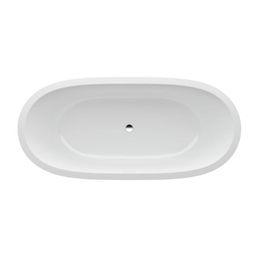 Laufen ALESSI ONE Oval-Badewanne 2459710000001 178 x 82cm, weiss, Einbauversion, ohne Beleuchtung