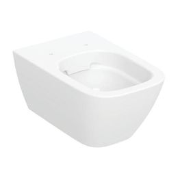 Geberit Smyle Square Wand Tiefsp&uuml;l WC 500208018 wei&szlig; KeraTect, sp&uuml;lrandlos, geschlossene Form