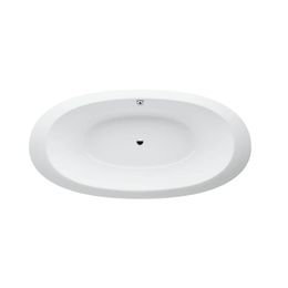 Laufen ALESSI ONE Oval-Badewanne 2439700000001 203 x 102 cm, wei&szlig;, Einbauversion