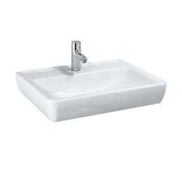 Laufen Pro A Waschtisch 8189520001091 60 x 48 cm, wei&szlig;, mit &Uuml;berlauf, ohne Hahnloch