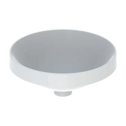 Geberit VariForm Einbauwaschtisch 500703012 d= 40cm, ohne Hahnloch, &Uuml;berlauf, rund, wei&szlig;