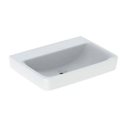 Geberit Renova Plan Waschtisch 501643001 65x48cm, ohne Hahnloch, ohne &Uuml;berlauf, wei&szlig;