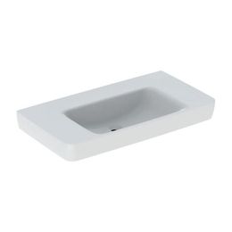 Geberit Renova Plan Waschtisch 501705008 90x48cm, ohne Hahnloch, ohne &Uuml;berlauf, Ablagefl&auml;che, wei&szlig; KeraTect