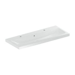 Geberit iCon light Waschtisch 501837001 120x48cm, Hahnloch links/rechts, mit &Uuml;berlauf, wei&szlig;