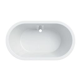Geberit Bambini Badewanne 407010016 91 x 51,5 x 25,7 cm, oval, 80 l, wei&szlig;-alpin