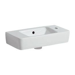 Geberit Waschtisch Renova Compact 276150600 weiss, KeraTect, 50 x 25 cm, mit Hahnloch rechts