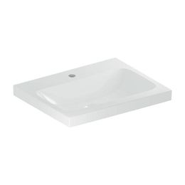 Geberit iCon light Waschtisch 501834005 60x48cm, Hahnloch mittig, ohne &Uuml;berlauf, wei&szlig;