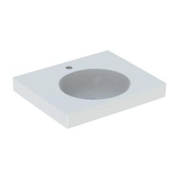 Geberit Preciosa II Waschtisch 123262600 60 x 50 cm, weiss KeraTect, ohne &Uuml;berlauf