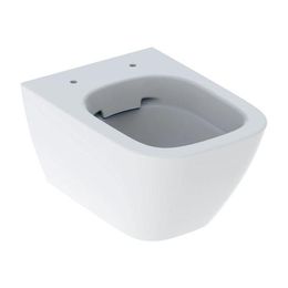 Geberit Smyle Square Wand-Tiefsp&uuml;l-WC 500379018 4,5 l, verk&uuml;rzte Ausladung, geschlossenen, Rimfree, wei&szlig;/KeraTect