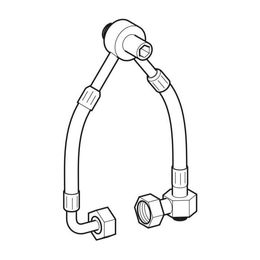 Geberit Sp&uuml;lschlauch f&uuml;r Urinalsteuerung 599060000 Typ 500