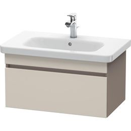 Duravit DuraStyle Waschtisch-Unterschrank DS638109143 73 x 44,8 cm, taupe/basalt matt, 1 Auszug, wandh&auml;ngend