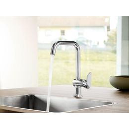 Hansa HansaBASIC K&uuml;chenarmatur 55562203 Hebel seitlich, schwenkbar, Ausladung 200mm, DN 15, chrom