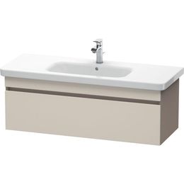 Duravit DuraStyle Waschtisch-Unterschrank DS639509143 113 x 44,8 cm, taupe/basalt matt, 1 Auszug, wandh&auml;ngend