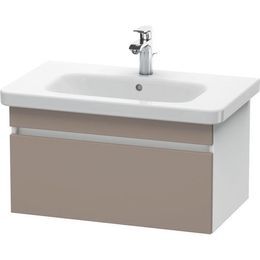 Duravit DuraStyle Waschtisch-Unterschrank DS638104318 73 x 44,8 cm, basalt matt/wei&szlig; matt, 1 Auszug, wandh&auml;ngend