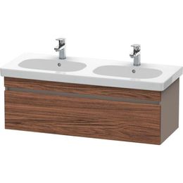 Duravit DuraStyle Waschtisch-Unterschrank DS638602143 115 x 45,3 cm, nussbaum dunkel/basalt matt, 1 Auszug, wandh&auml;ngend