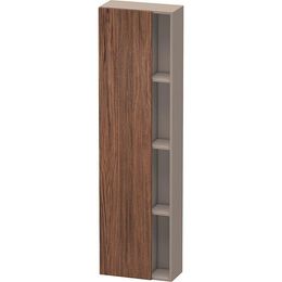 Duravit DuraStyle Hochschrank DS1248L2143 50x24x180cm, T&uuml;r links, nussbaum dunkel/basalt matt