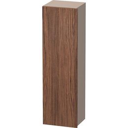 Duravit DuraStyle Hochschrank DS1219R2143 40x36x140cm, T&uuml;r rechts, nussbaum dunkel/basalt matt