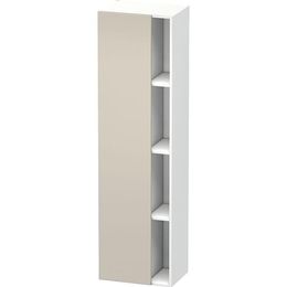 Duravit DuraStyle Hochschrank DS1249L9118 50x36x180cm, T&uuml;r links, taupe/wei&szlig; matt