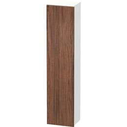 Duravit DuraStyle Hochschrank DS1229L2118 40x36x180cm, T&uuml;r links, nussbaum dunkel/wei&szlig; matt