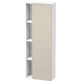 Duravit DuraStyle Hochschrank DS1238R9118 50x24x140cm, T&uuml;r rechts, taupe/wei&szlig; matt