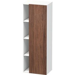 Duravit DuraStyle Hochschrank DS1239R2118 50x36x140cm, T&uuml;r rechts, nussbaum dunkel/wei&szlig; matt