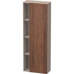 Duravit DuraStyle Hochschrank DS1238R2143 50x24x140cm, T&uuml;r rechts, nussbaum dunkel/basalt matt