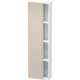 Duravit DuraStyle Hochschrank DS1248L9118 50x24x180cm, T&uuml;r links, taupe/wei&szlig; matt
