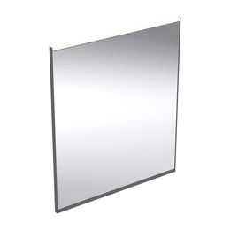 Geberit Option Plus Square Lichtspiegel 502781141 60 x 70 cm, schwarz matt/Aluminium eloxiert, direkte-/indirekte Beleuchtung