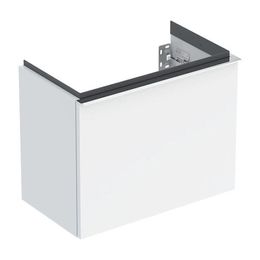 Geberit iCon Handwaschbecken-Unterschrank 502302012 52x41,5x30,7cm, 1 Schublade, wei&szlig; hochgl&auml;nzend, Griff glanzverchromt