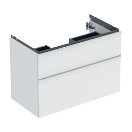 Geberit iCon Waschtisch-Unterschrank 502305013 88,8x61,5x47,6cm, 2 Schubladen, wei&szlig; matt/Griff wei&szlig; matt