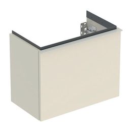 Geberit iCon Handwaschbecken-Unterschrank 502302JL1 52x41,5x30,7cm, 1 Schublade, sand hochgl&auml;nzend, Griff sand matt