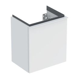 Geberit iCon Handwaschbecken-Unterschrank 502301013 37x41,5x27,9cm, 1 T&uuml;r, Anschlag links, wei&szlig; matt, Griff wei&szlig; matt