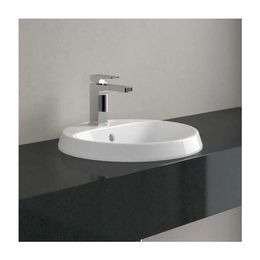 Villeroy & Boch Villeroy und Boch Architectura Einbauwaschbecken 5A6545R1 450 x 450 x 170 mm, Wei&szlig; Alpin CeramicPlus, mit &Uuml;berlauf, Unterseite nicht glasiert